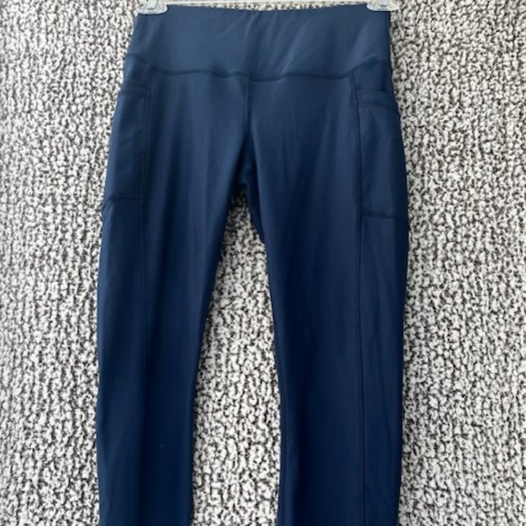 Avia | Pants & Jumpsuits | Avia Workout Blue Leggings With Side And ...